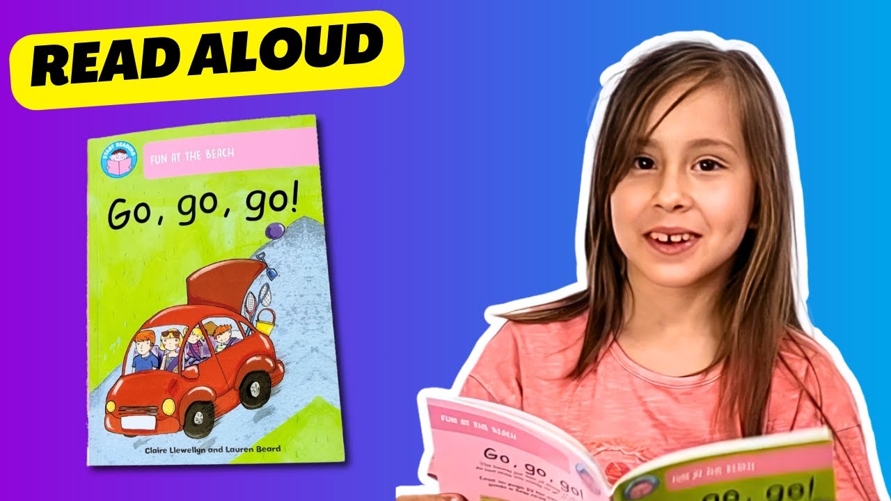 Fun at the Beach: Go, go, go! 🏖️ [Fun Children's Story | Read Aloud ...