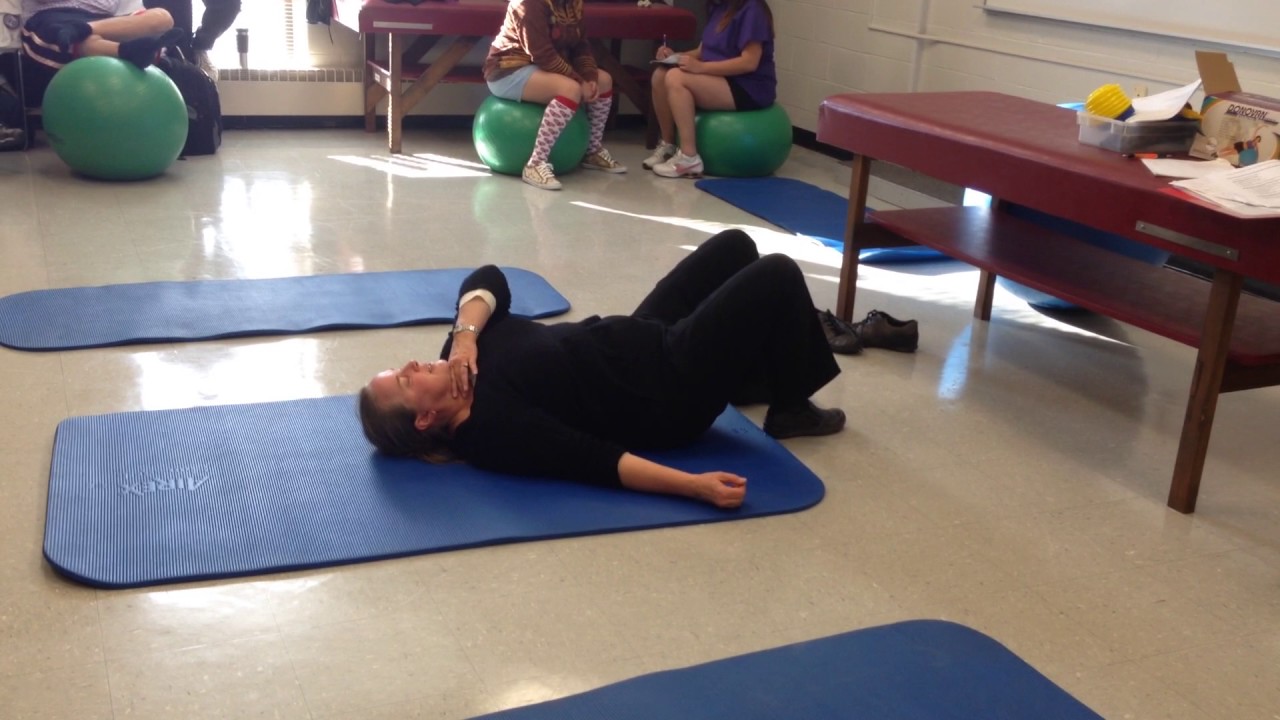 Final Deep Neck Supine Isometric Chin Tuck - YouTube