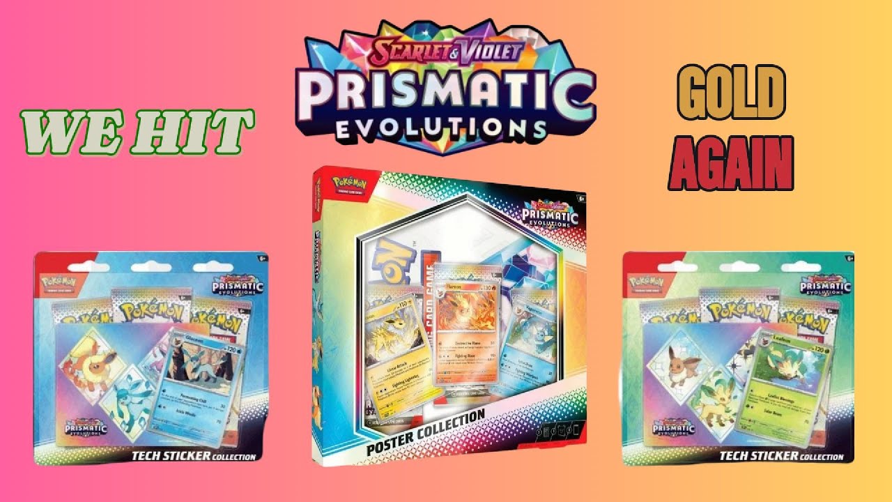 Pokémon Prismatic Evolutions 3 pack collection Giveaway Link #pokemon # ...