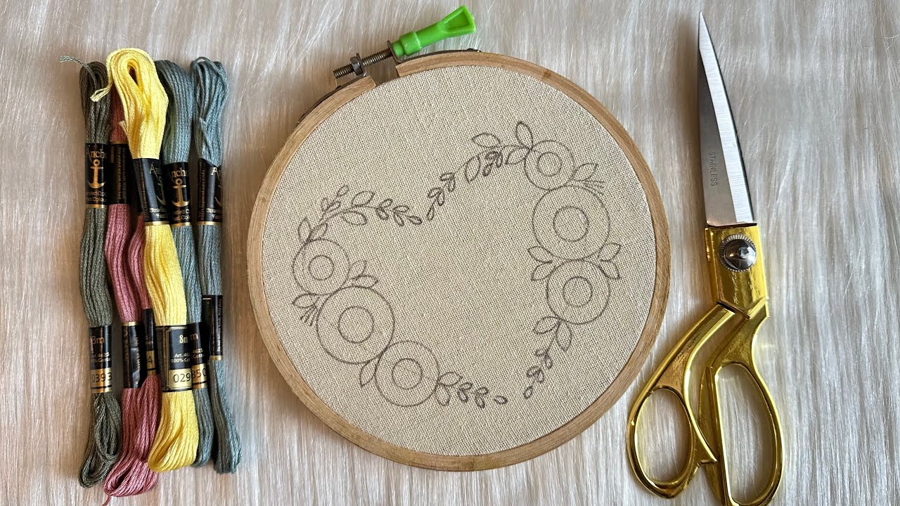 Easy Hand Embroidery Pattern Tutorial for Beginners 😍 Embroidery by ...
