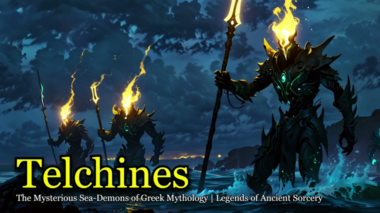 Telekhines Greek Mythology Pontos The God Of The Sea In Ancient