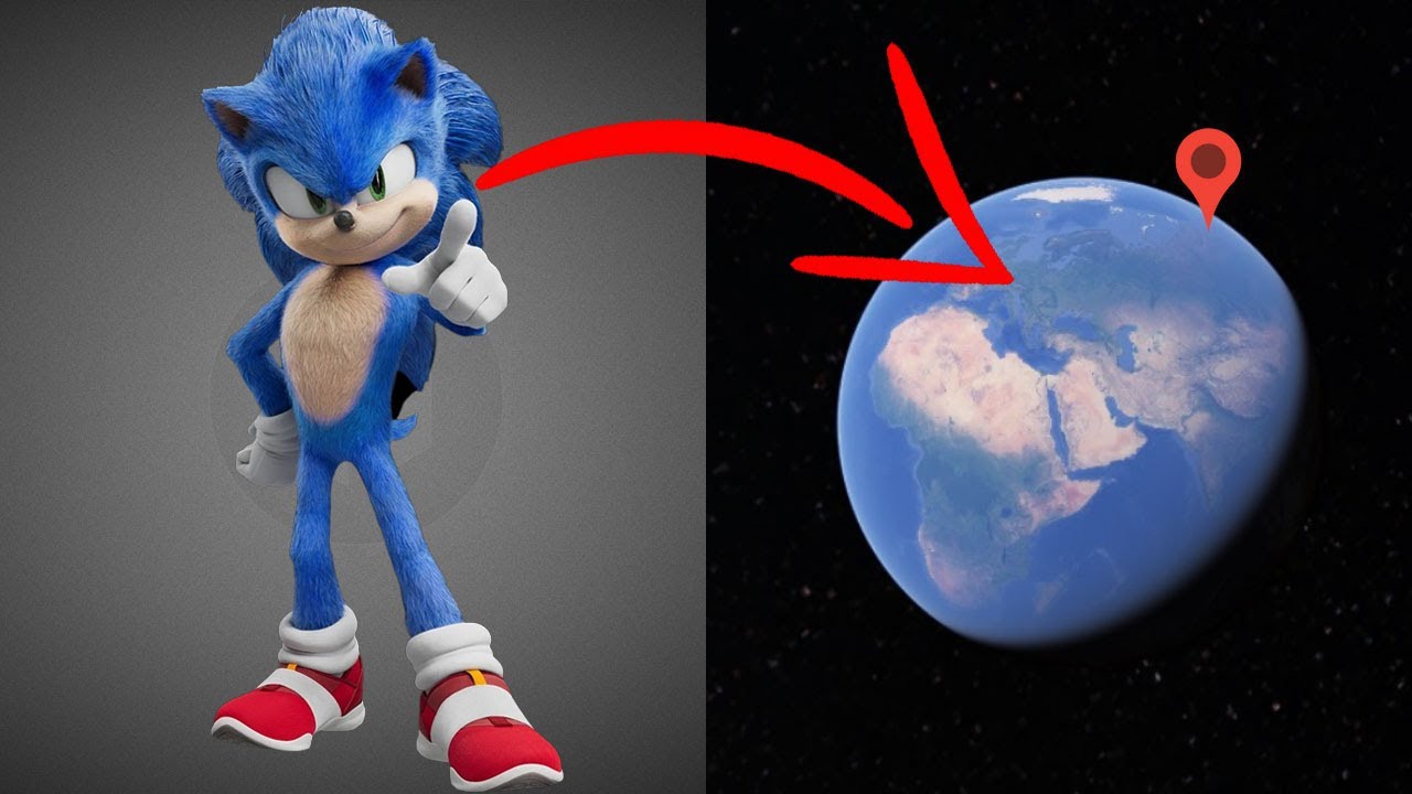 OMG! Found Real Sonic The Hedgehog on Google Earth! - YouTube