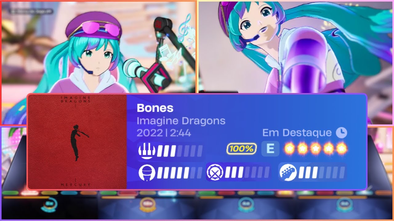 Imagine Dragons "Bones" - Fortnite Festival All Instruments 100% ...