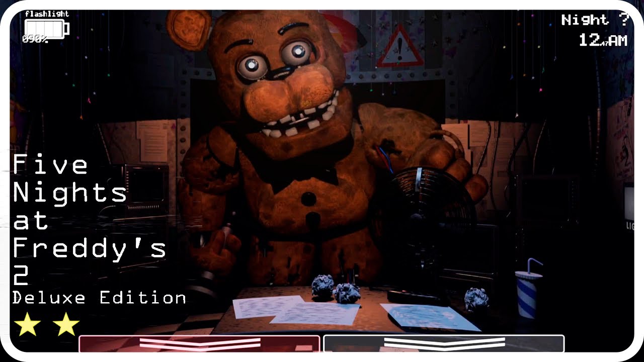 Five Nights at Freddy's 2 Deluxe Edition Full Walkthrough Night 1-6 ...