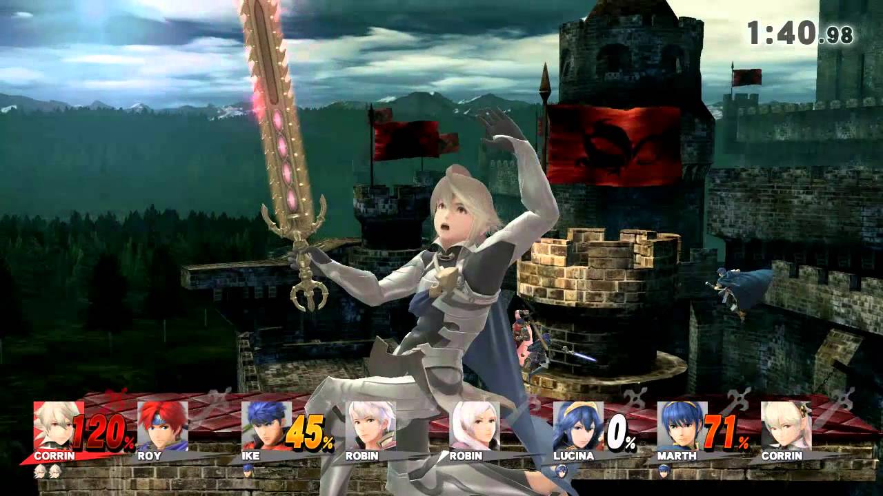 Corrin's vs Marth vs ike vs lucina vs robin's vs Roy - YouTube