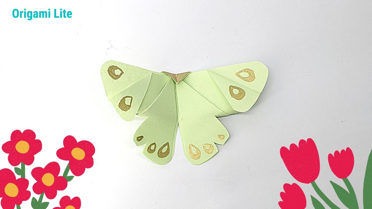 Origami Butterfly Instructions Step by Step - YouTube