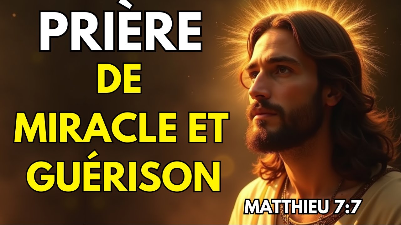 PRIÈRE PUISSANTE POUR LA GUÉRISON ET LE MIRACLE INVOCATION À DIEU POUR ...