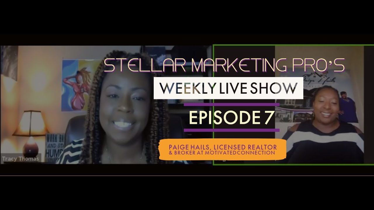 Stellar Marketing Weekly Live Show | Paige Hails with Motivated ...