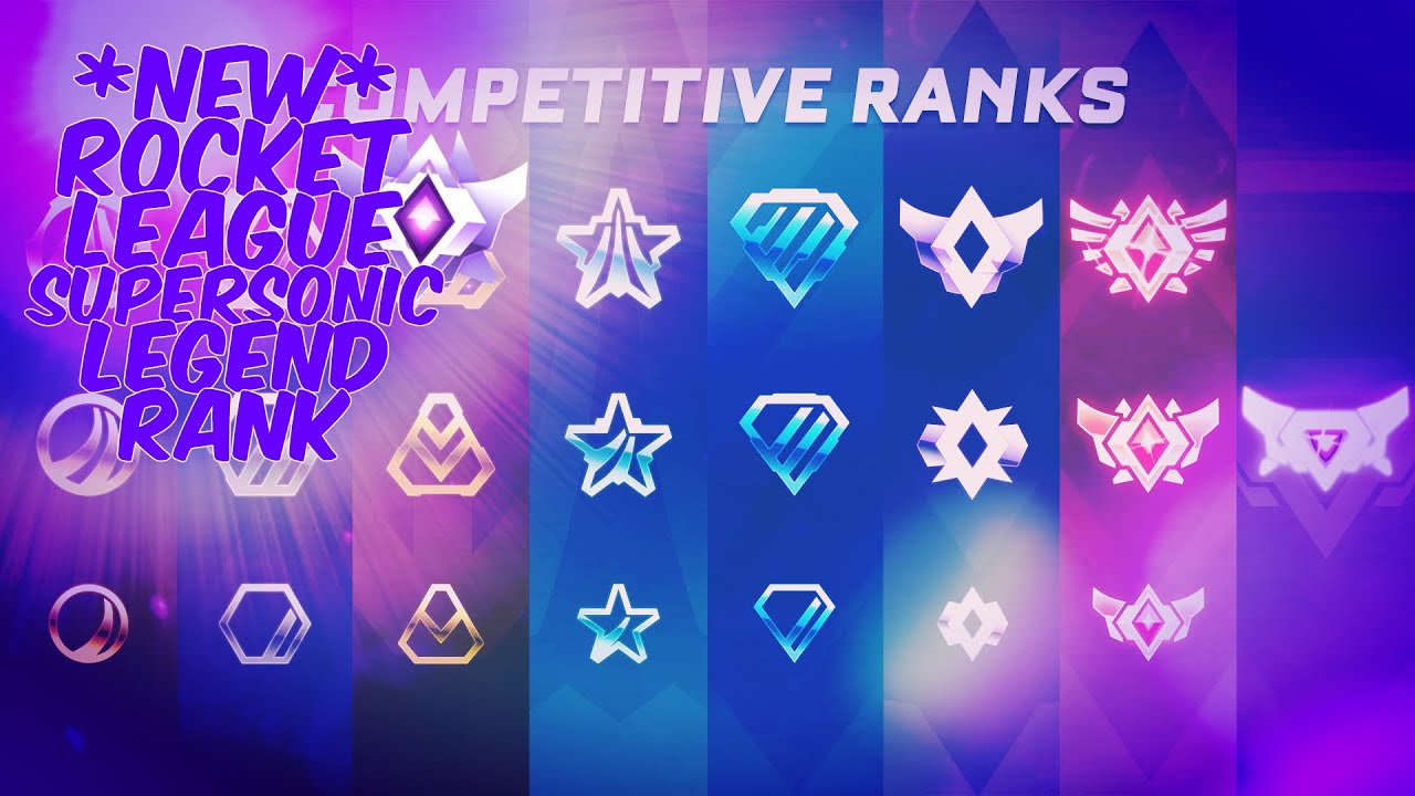 *NEW* ROCKET LEAGUE SUPERSONIC LEGEND RANK!! (Rocket League Update ...