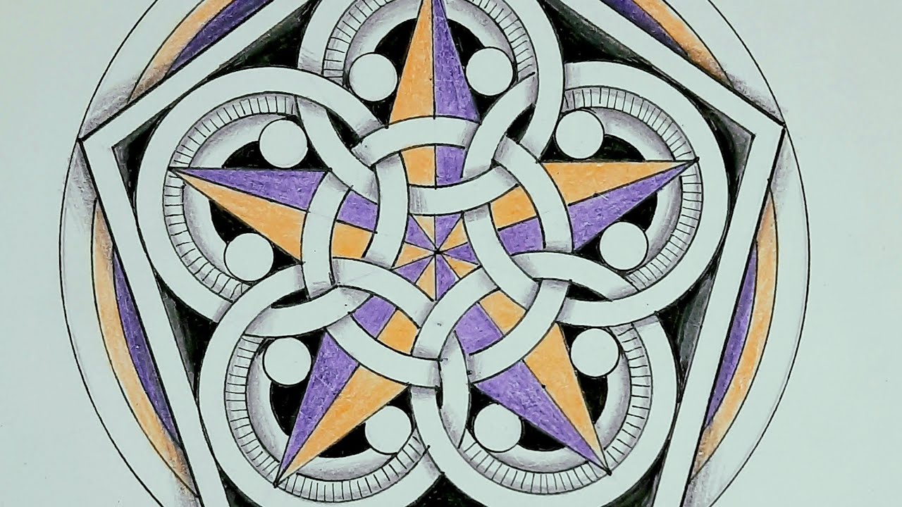 geometric art tutorial -27(hindi) - YouTube