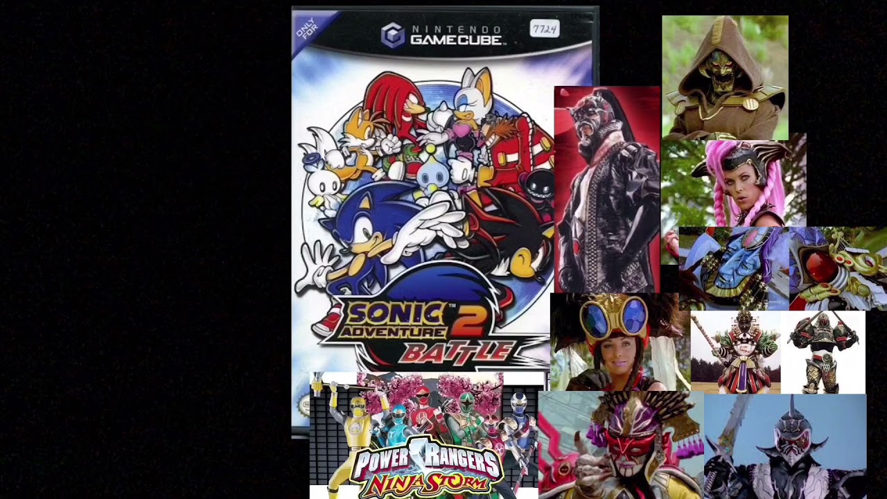Sonic Adventure 2 Battle Power Rangers Ninja Storm - YouTube