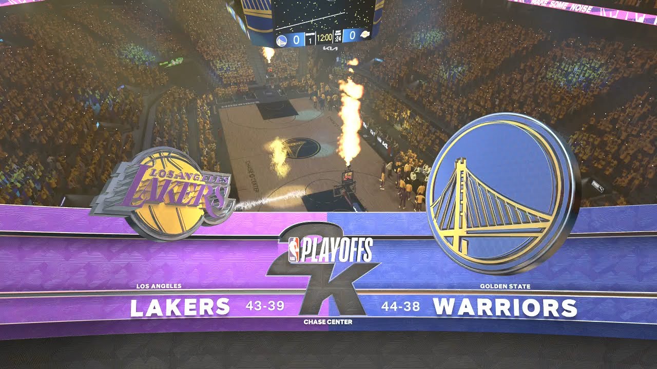 NBA 2K23 - Los Angeles Lakers Vs Golden State Warriors Simulation Game ...
