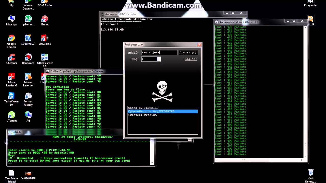 Site Hack, DDoS Programları - YouTube