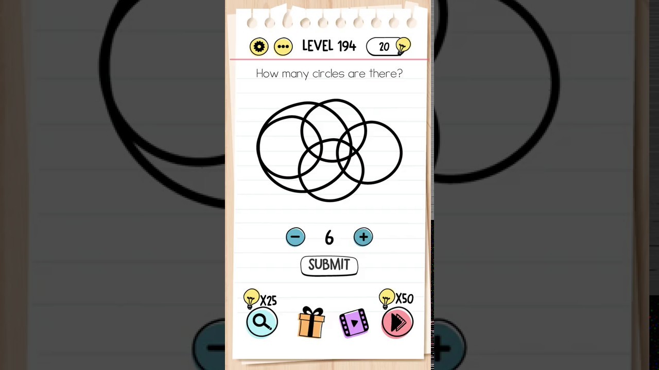 Brain Test 194 How many circles are there Answers - YouTube