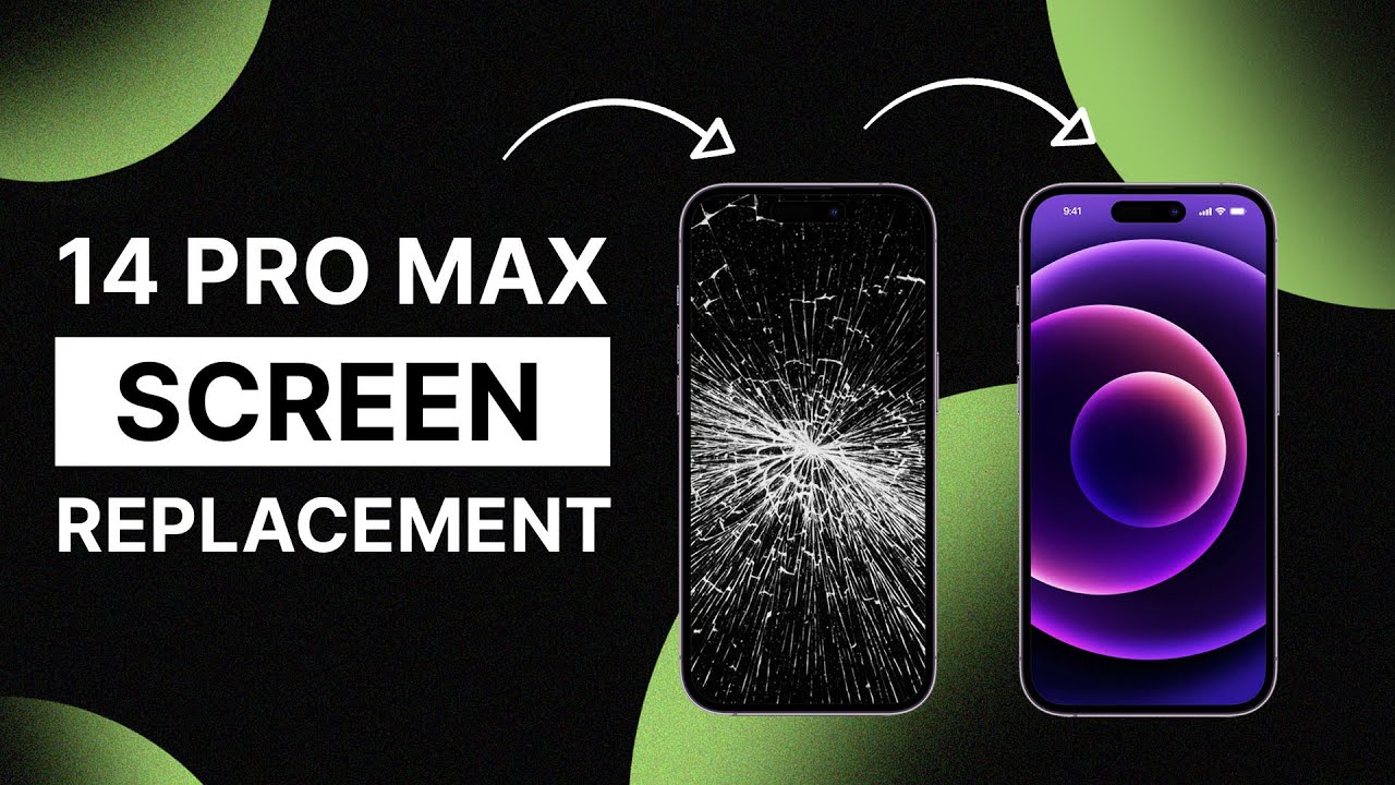 iPhone 14 Pro Max Screen Replacement Repair - YouTube