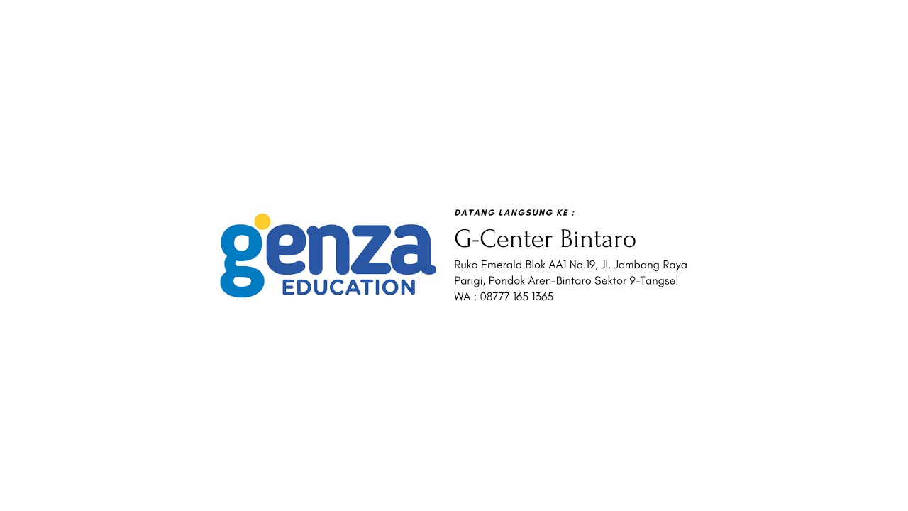 Live Stream Genza Education Bintaro - YouTube