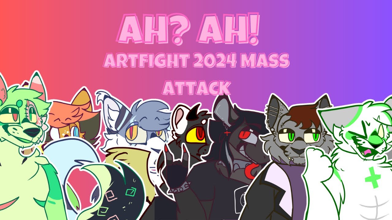 Ah? AH! // Animation Meme // Artfight 2024 Mass Attack - YouTube