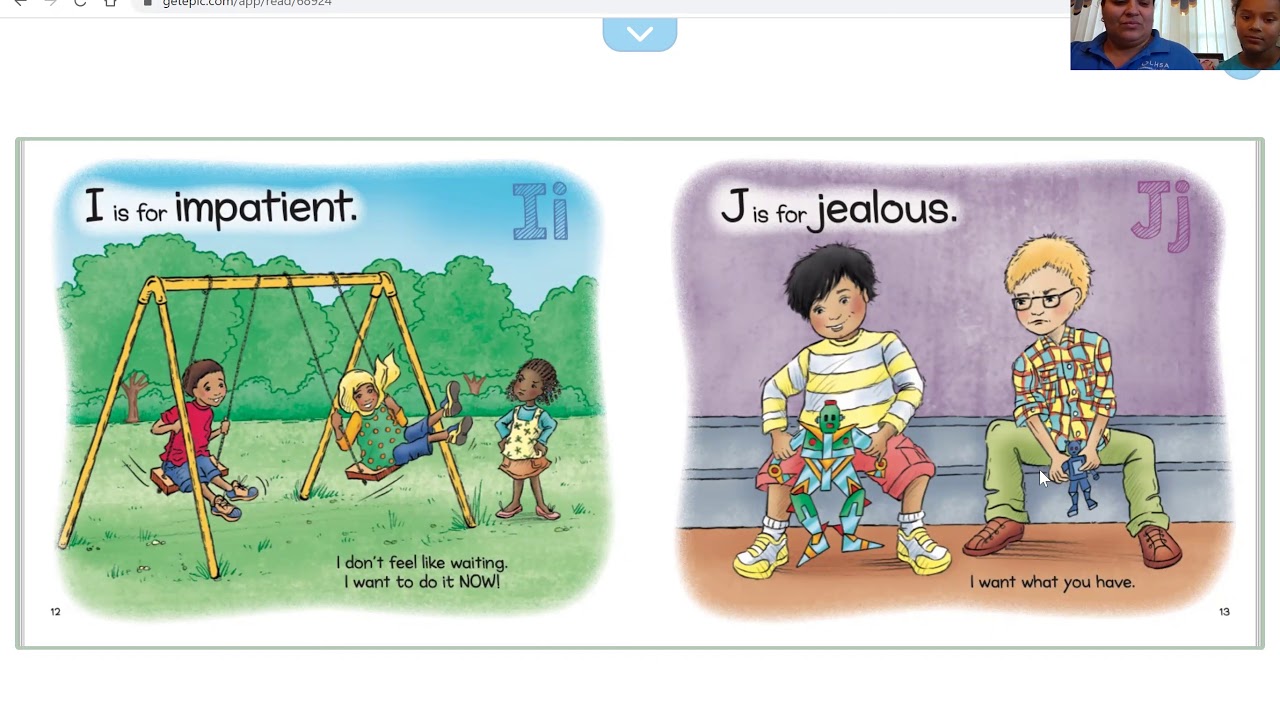 read aloud 11 9 20 F is for Feelings - YouTube