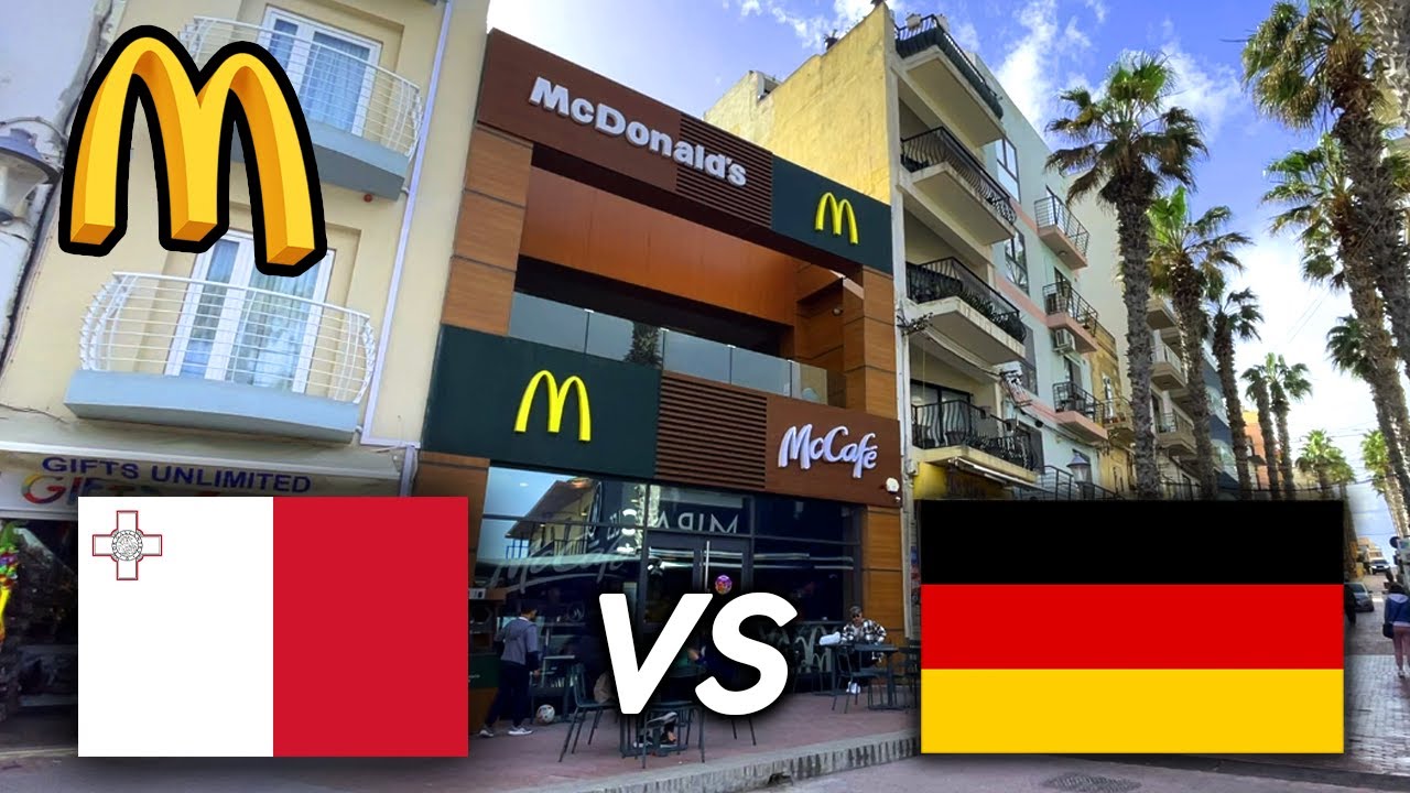 Ich teste McDonalds auf Malta - McDonalds Malta 🇲🇹 - YouTube