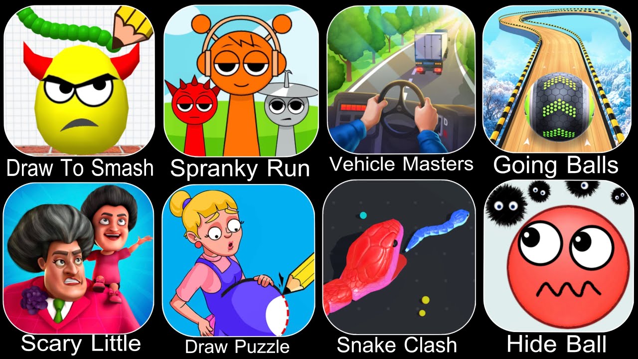 Draw To Smash,Spranky Run,Draw Puzzle,Vehicle Masters,Going Ball,Snake ...