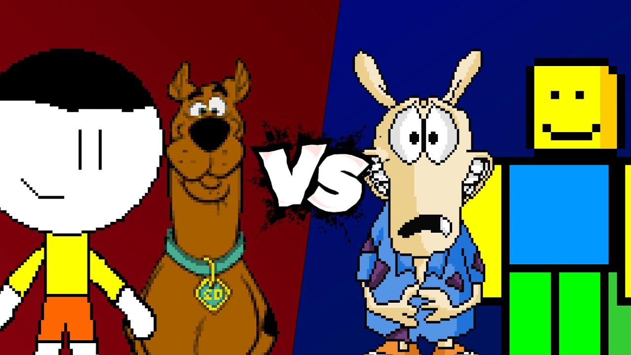 MUGEN Battle - Spiffy Pictures/Scooby-Doo vs Rocko/Newbie - YouTube
