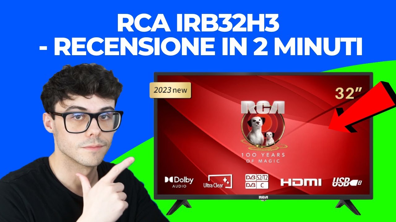 RCA iRB32H3 - RECENSIONE IN 2 MINUTI (smart tv 32 pollici) - YouTube