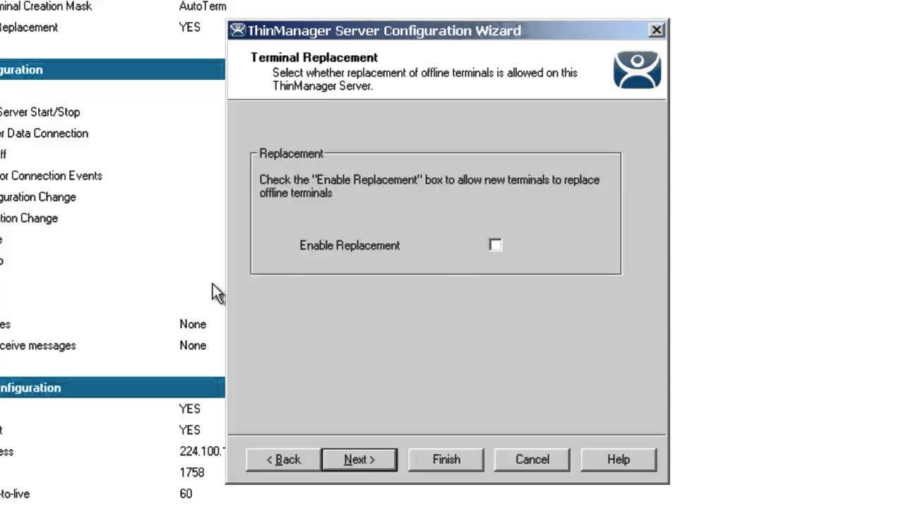 Terminal Replacement Settings » ThinManager Tips & Gems - YouTube
