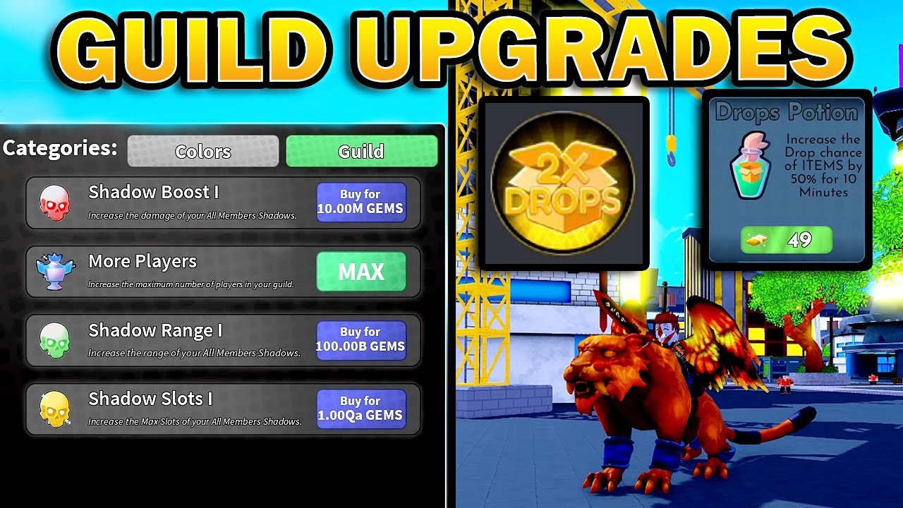 GUILD UPGRADES! CODE, NEW MOUNTS & POTIONS in Arise Crossover - YouTube