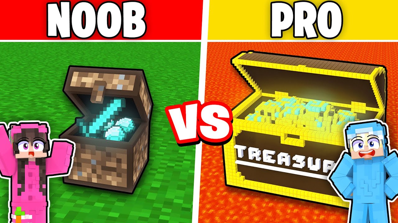 Minecraft NOOB vs PRO: Find The TREASURE Challenge! - YouTube