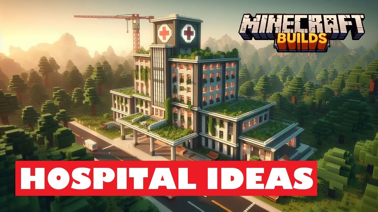 Minecraft HOSPITAL Build Ideas | 50+ Different Designs - YouTube