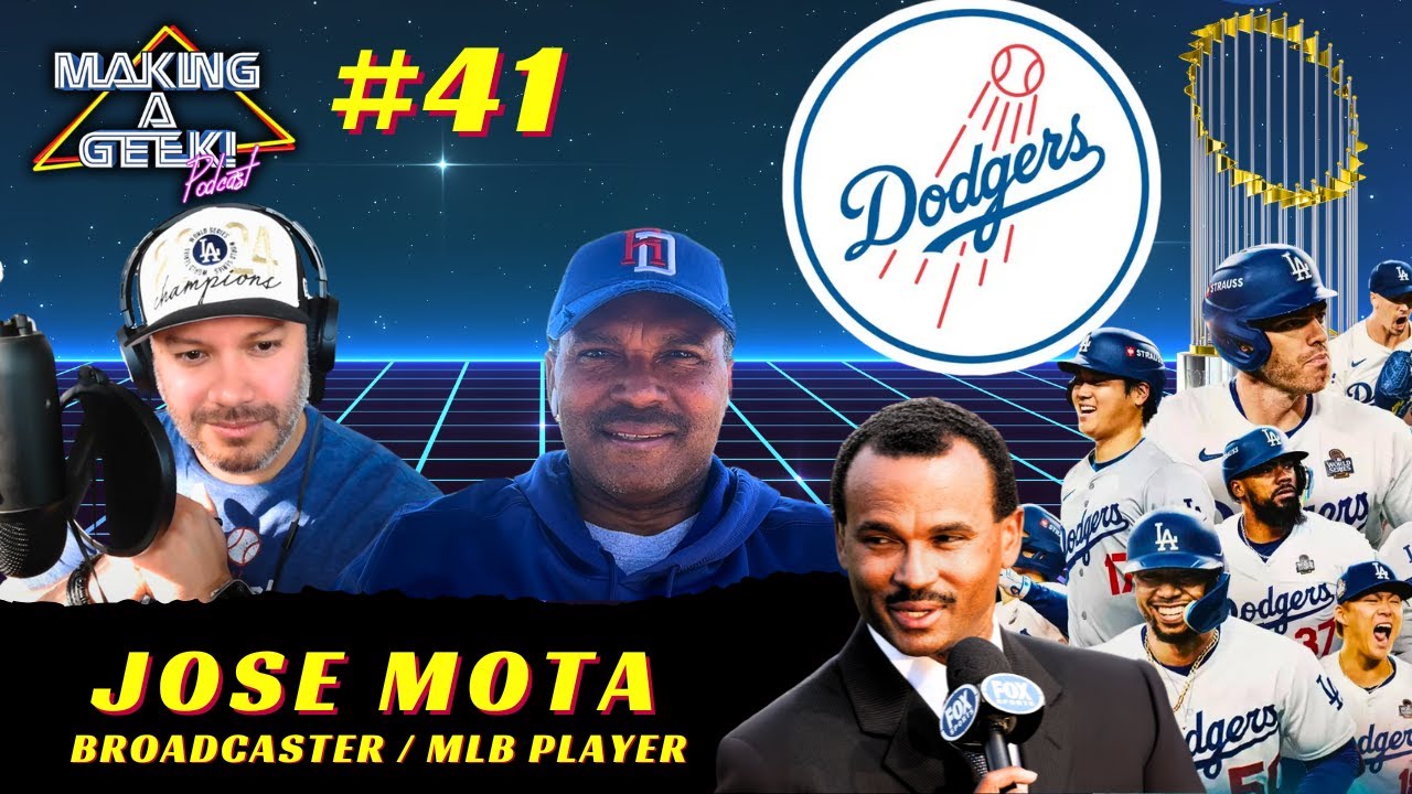 Making a Geek #41 - Jose Mota - Dodgers Baseball Broadcaster - YouTube