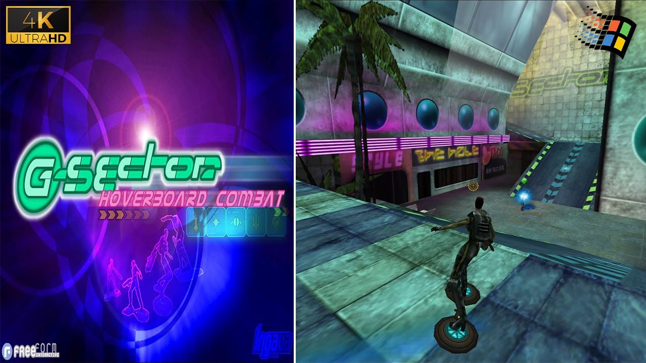PC First Look [123] | G-Sector: Hoverboard Combat (1999) | 4K60ᶠᵖˢ ...