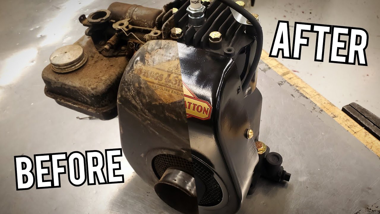 Restoration of a 74 year old Briggs and Stratton engine! - YouTube