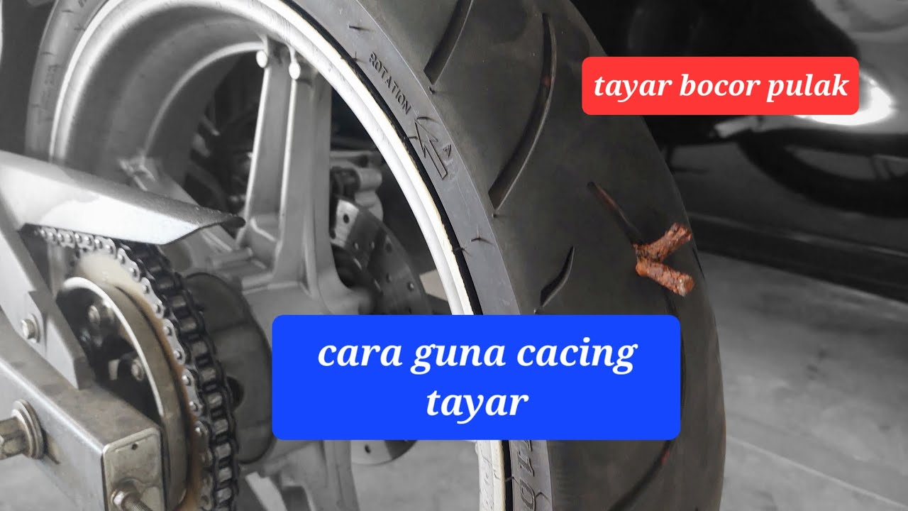 Cara mudah guna cacing tayar motor dan kereta | Rider kena simpan ini ...
