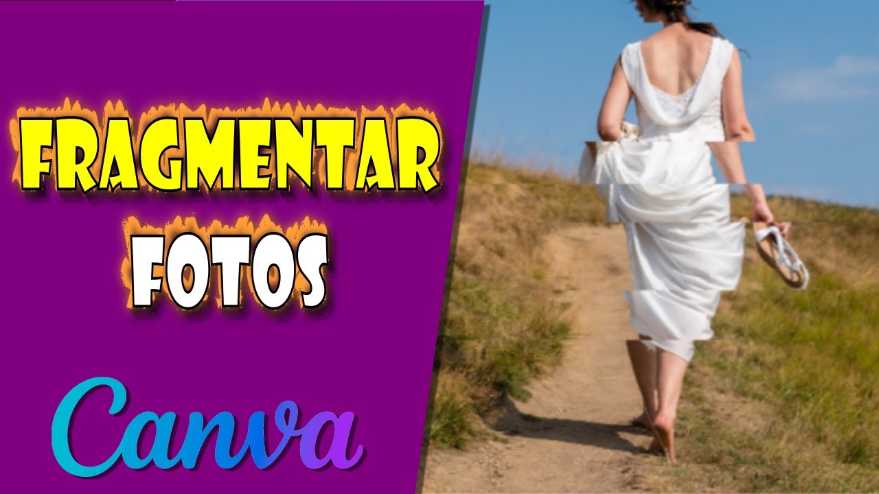 Como FRAGMENTAR uma FOTO no CANVA - YouTube
