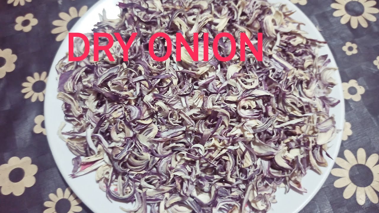 Dry onion# dry onion घर पर कैसे बनाएं - YouTube