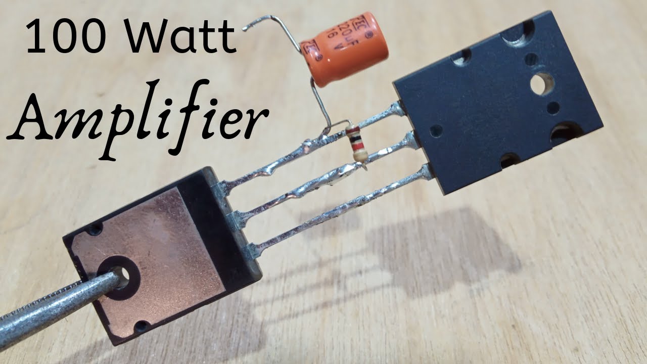 How To Make Amplifier At Home 200 Watt 2sc5200 Transistor Power Full