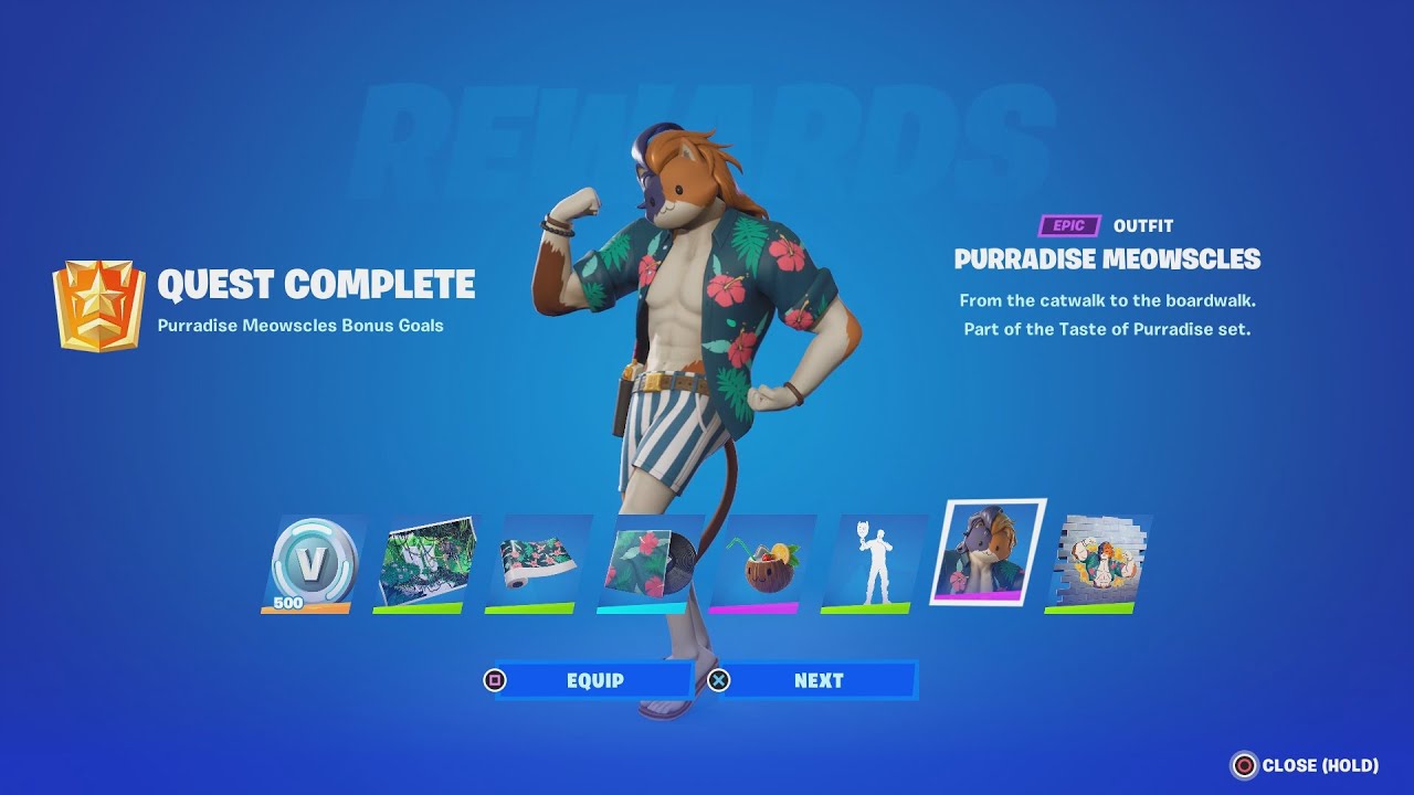 How To Unlock The PURRADISE MEOWSCLES Skin QUICKLY (How To Do The ...