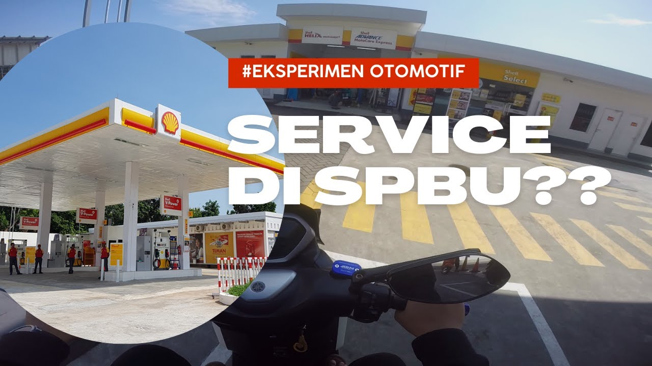 COBAIN SERVICE DI SHELL SPBU #shell #yamaha #lexi - YouTube