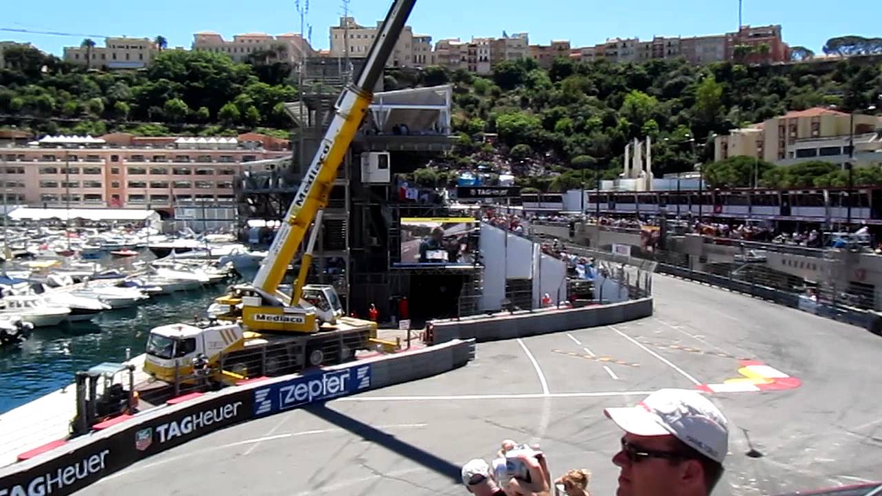 F1 Grandprix Monaco 2011 - View from Grandstand L - YouTube
