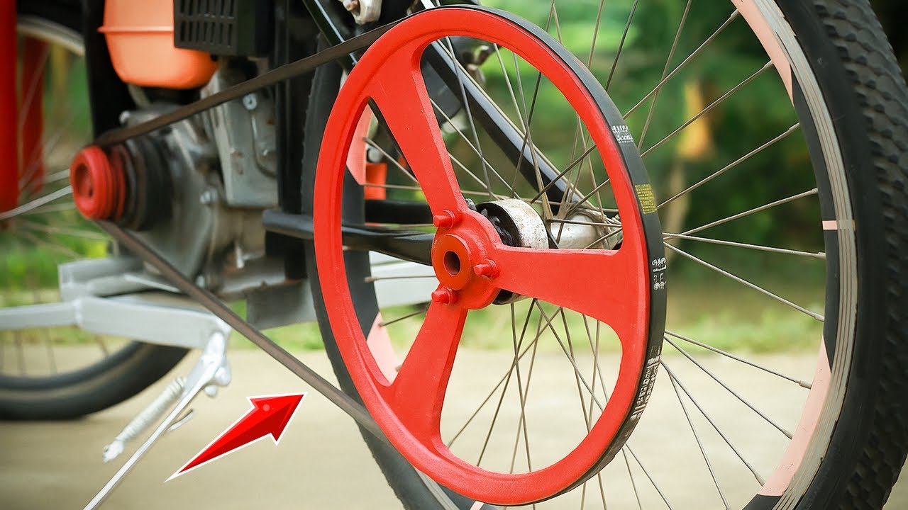 Top 6 Great Ideas to Turn Your Bicycle into a Chainless Motorcycle ...