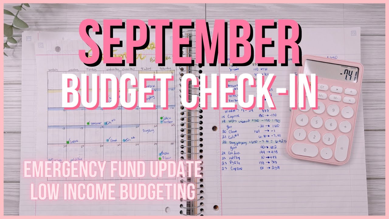 September 2023 Budget Check in | Prioritizing my Emergency Fund ...