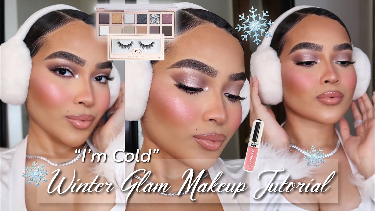 Cold Girl Winter Makeup Tutorial ️ | VIRAL “I’M COLD” Aesthetic | Soft ...