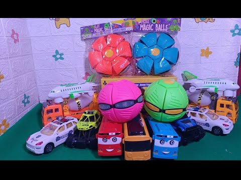 Mainan Bus Tayo, Mobil Polisi,Mainan Bola Ufo, Mainan Viral Magic Ball ...