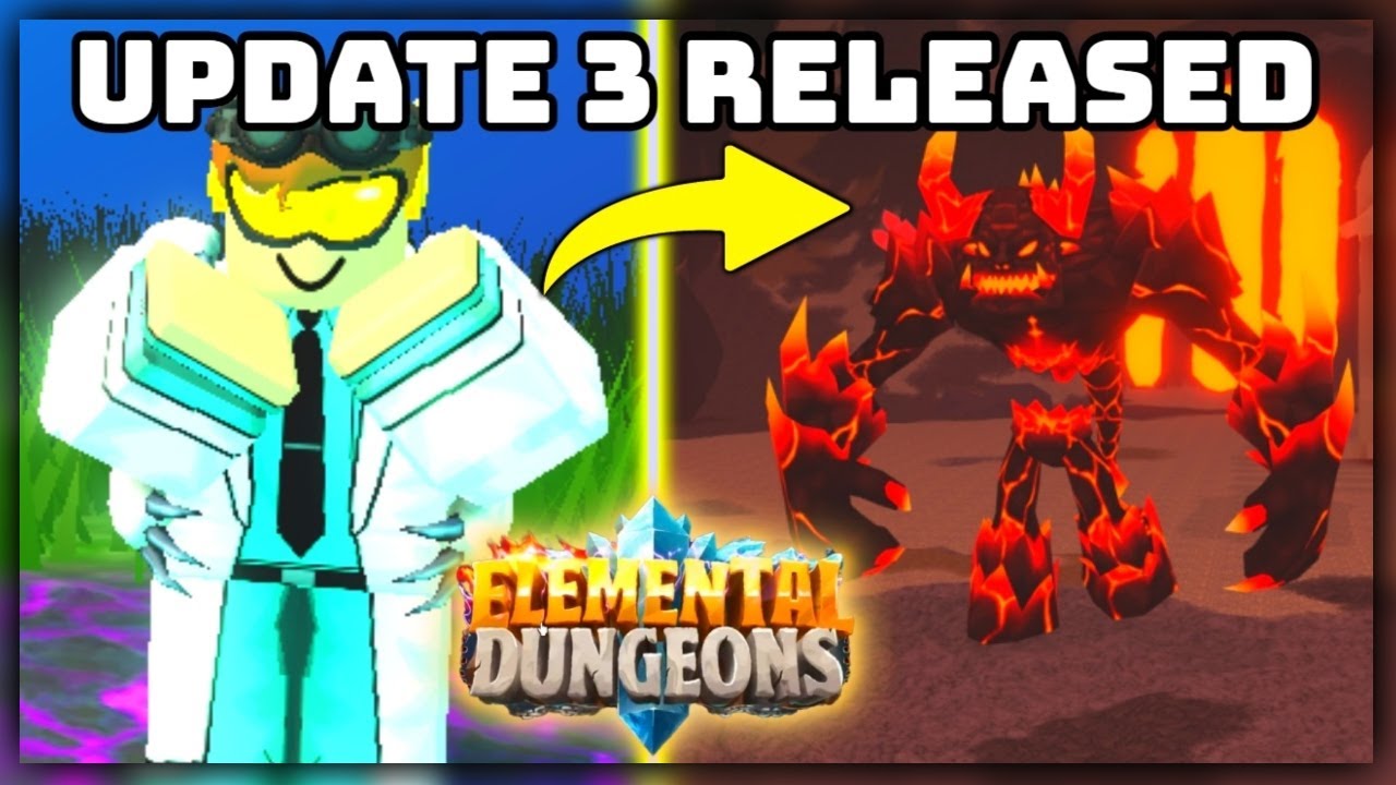Roblox Elemental Dungeons Update 3 Finally Released [LIVE] - YouTube