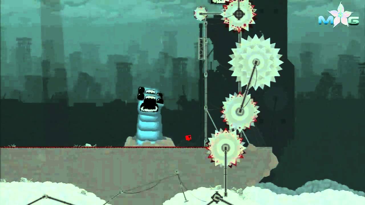 Super Meat Boy Walkthrough - The Rapture Larries Lament Boss Fight ...