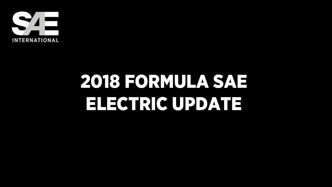 2018 Formula SAE Electric Update - YouTube