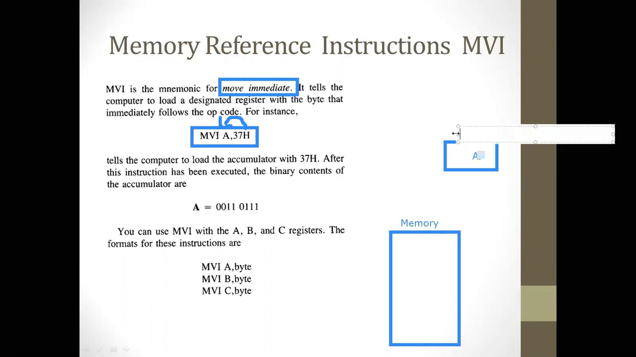 SAP-2 Memory Reference & Register Instructions (Urdu & Hindi) - YouTube