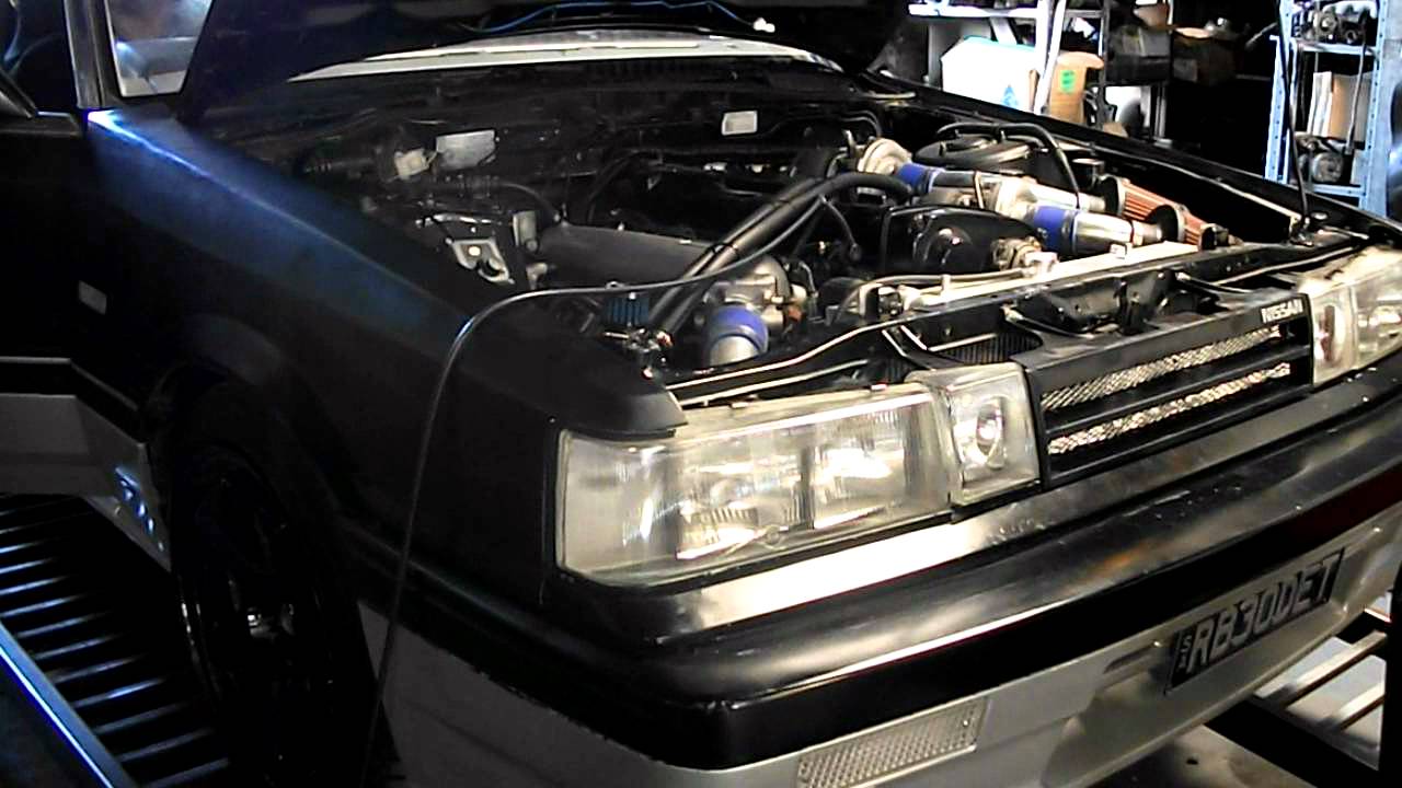 R31 Skyline RB30DETT Dyno run - YouTube