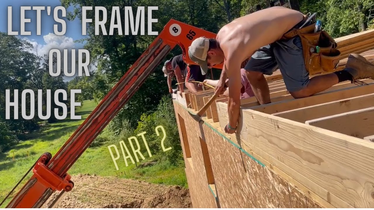 Framing Our Modern Farmhouse…Part 2 | Race to the Roof // Ep. 11 - YouTube